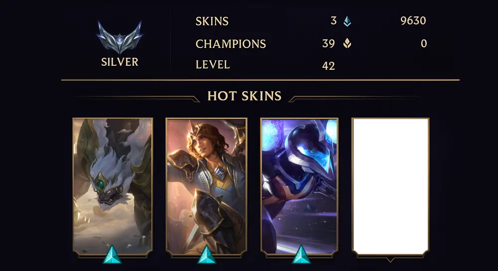 League of Legends SILVER III - 42 LVL - 3 SKIN Account | Rutaku | Mejor ...